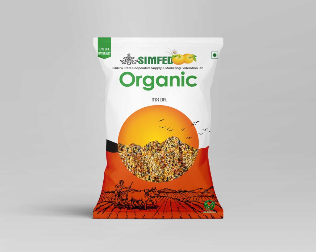 Organic Mix Dal (1Kg-500gm) - Simfed Retail